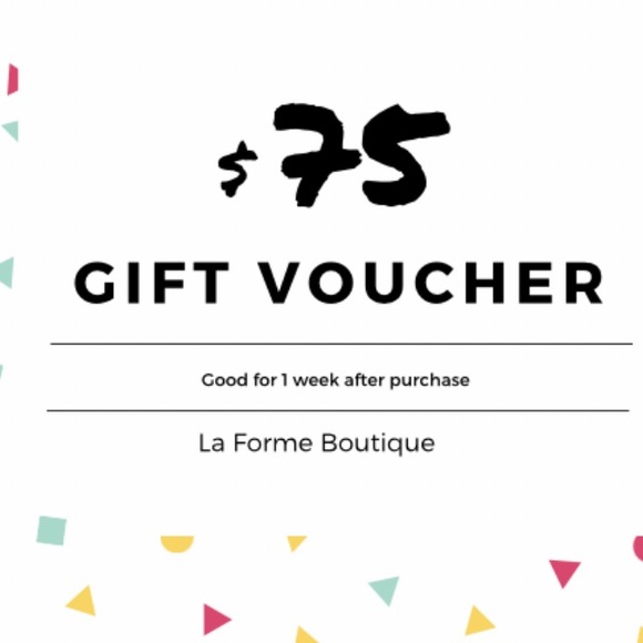 Other | Voucher To Purchase Up To 75 Of Merchandise From My Closet ...